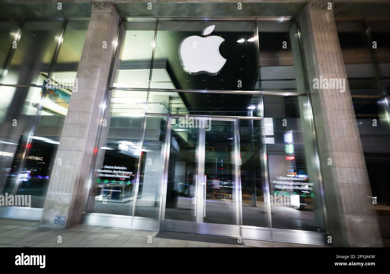 Hamburg, Germany. 01st May, 2023. The logo of the US technology company ...
