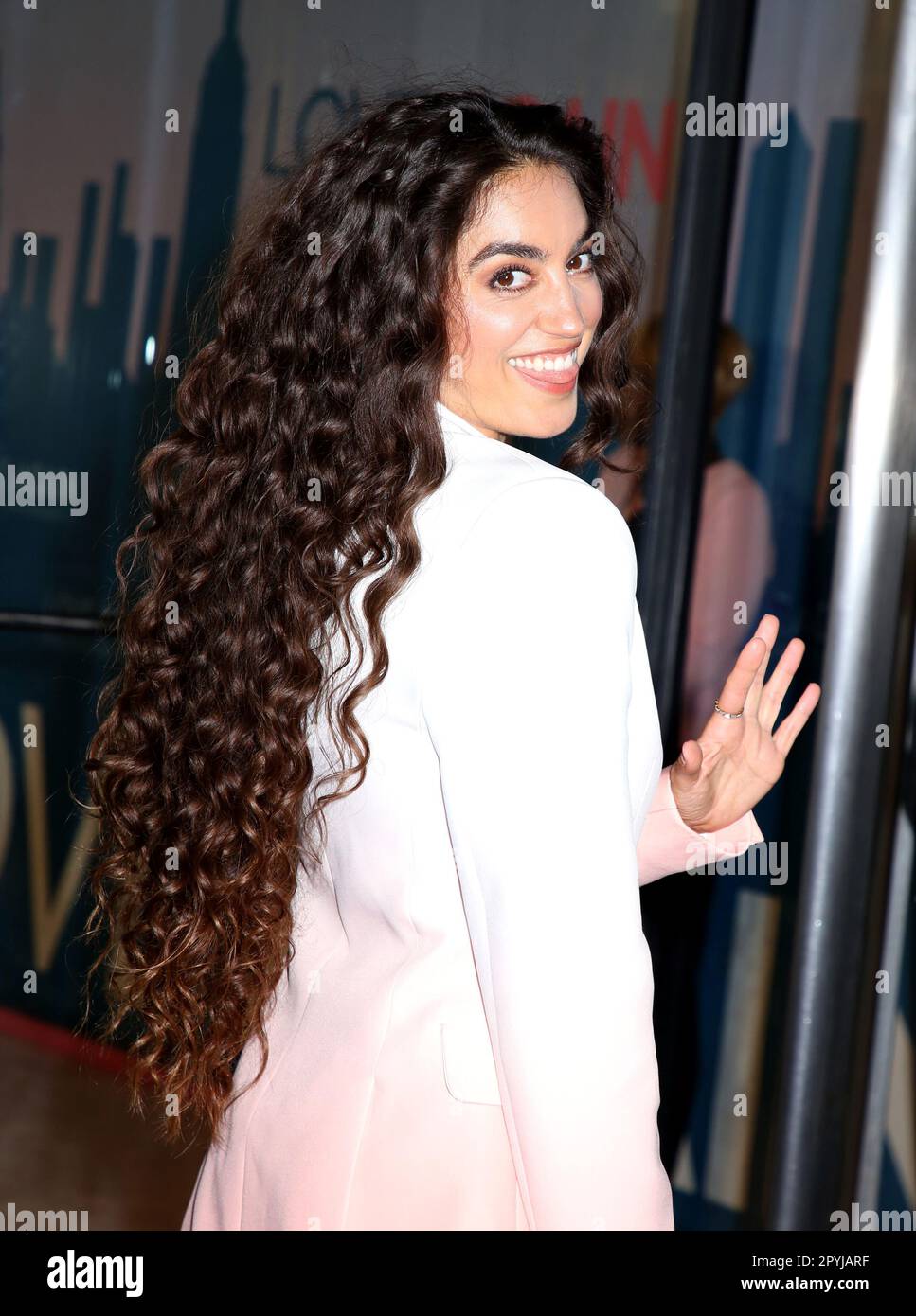 New York City, USA. 03rd May, 2023. Sofia Barclay attending the 'Love Again' New York Screening ...