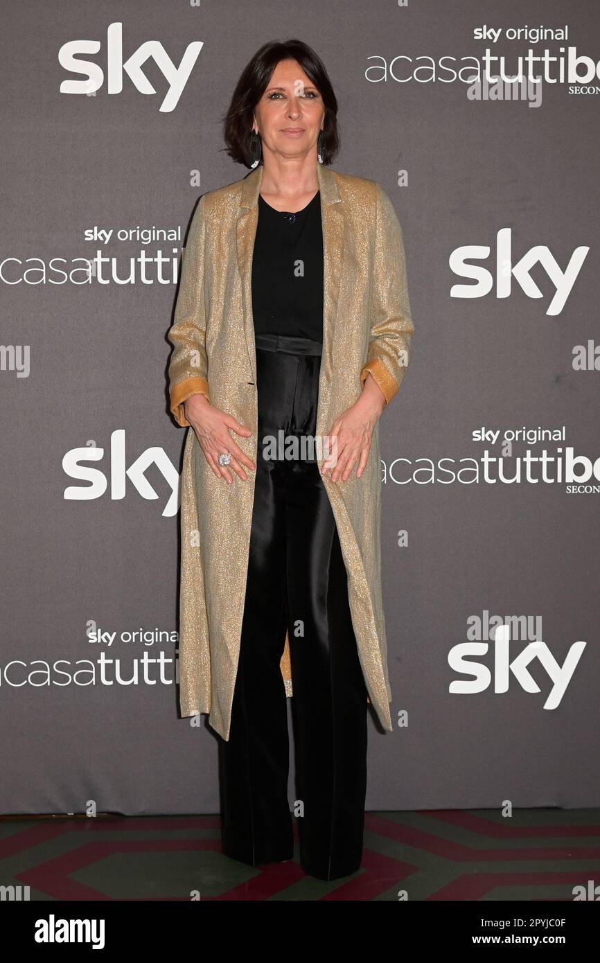 Rome, Italy. 03rd May, 2023. Raffaella Leone attends the photocall of Sky series "A casa tutti ...