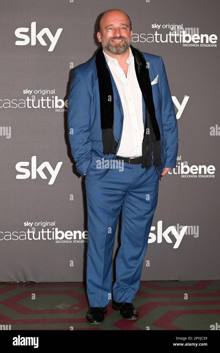 Rome, Italy. 03rd May, 2023. Fabrizio Nardi attends the photocall of Sky series "A casa tutti ...