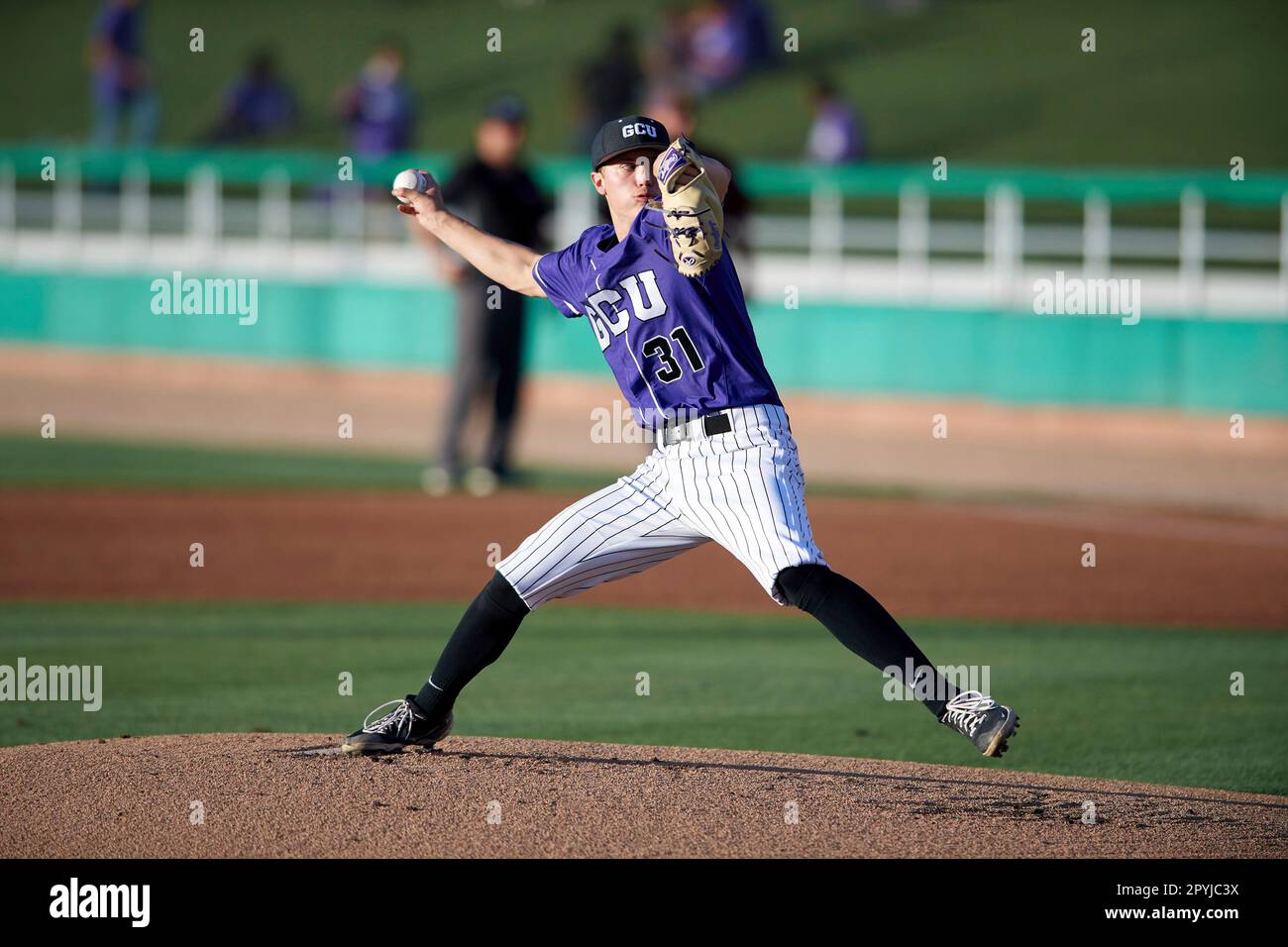 Grand Canyon Antelopes starting pitcher Carter Young (31) during a game ...