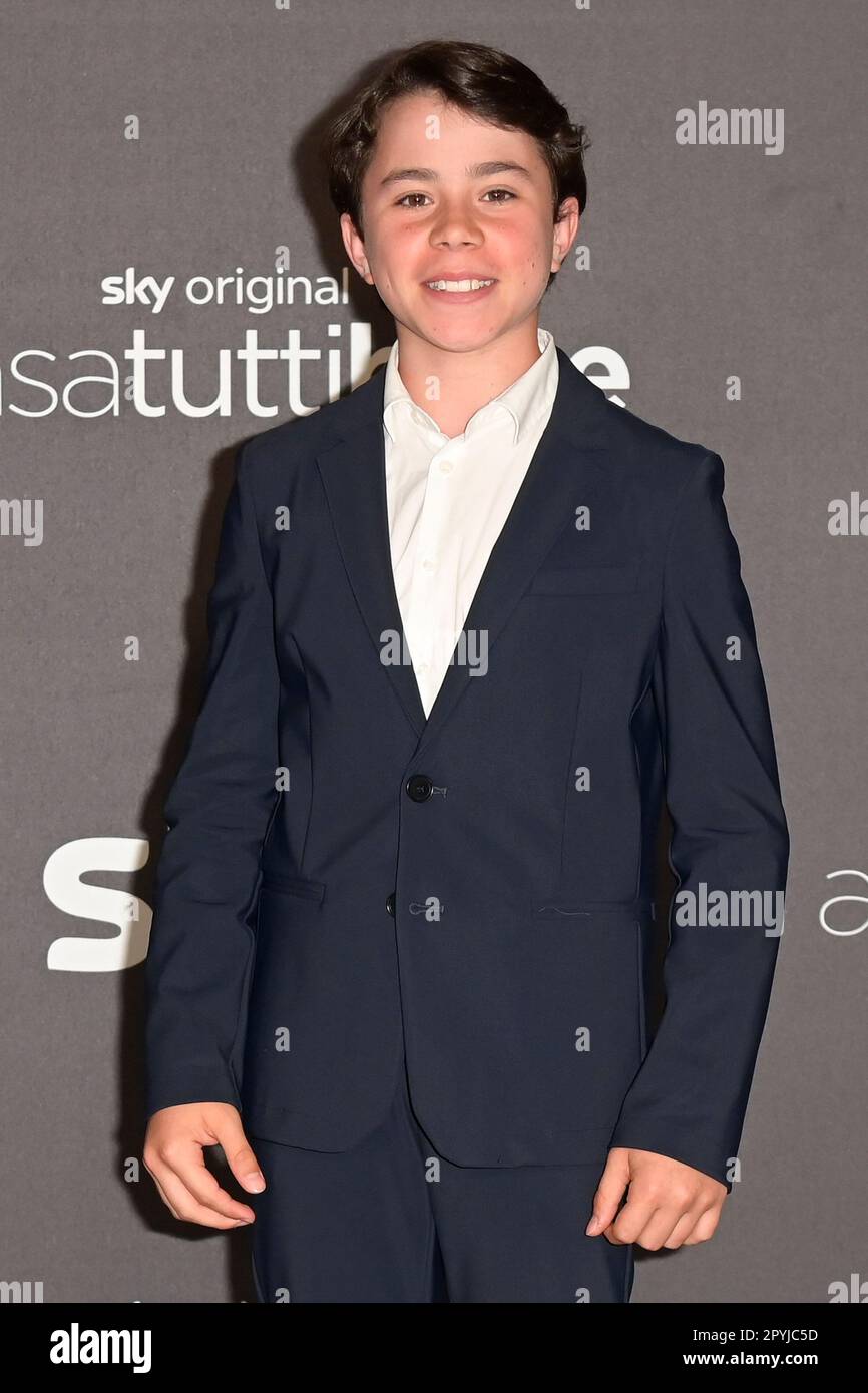 Rome, Italy. 03rd May, 2023. Federico Ielapi attends the photocall of ...