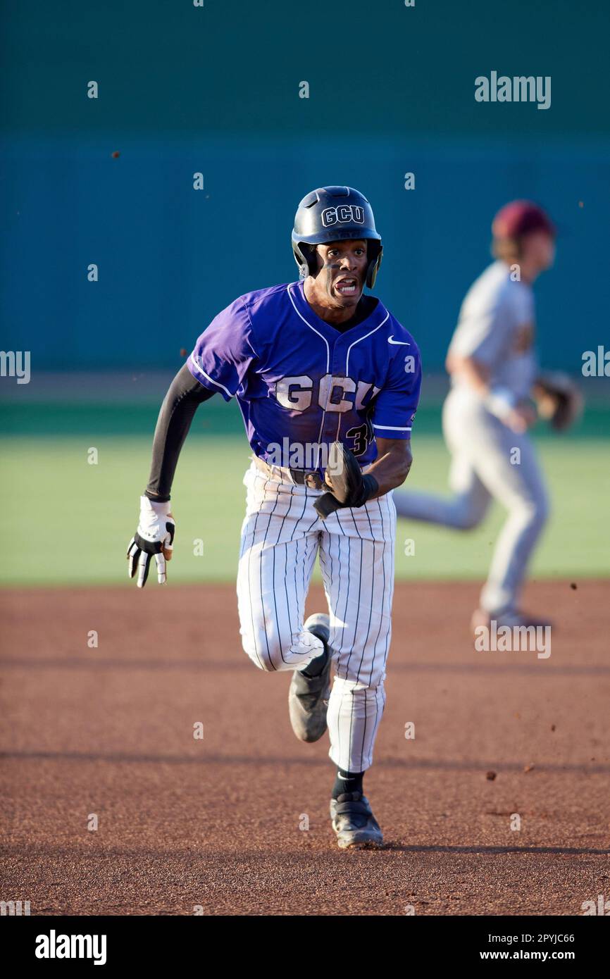Homer Bush Jr. (34) of the Grand Canyon Antelopes during a game against ...