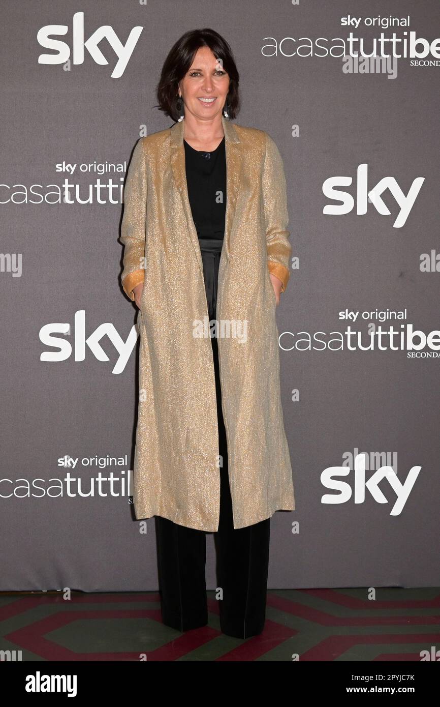 Rome, Italy. 03rd May, 2023. Raffaella Leone attends the photocall of Sky series "A casa tutti ...