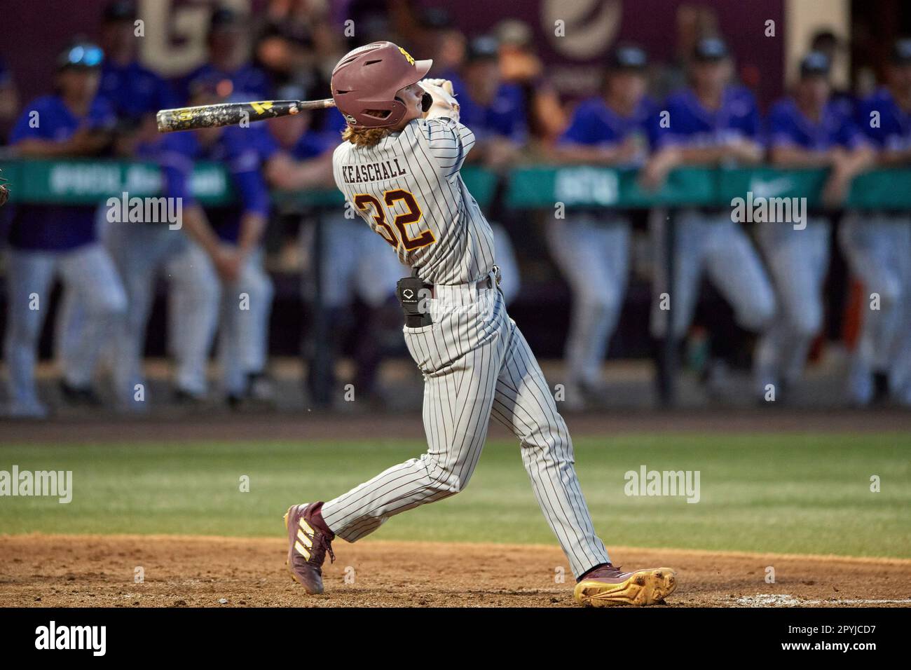 Luke Keaschall (32) of the Arizona State Sun Devils during a game ...