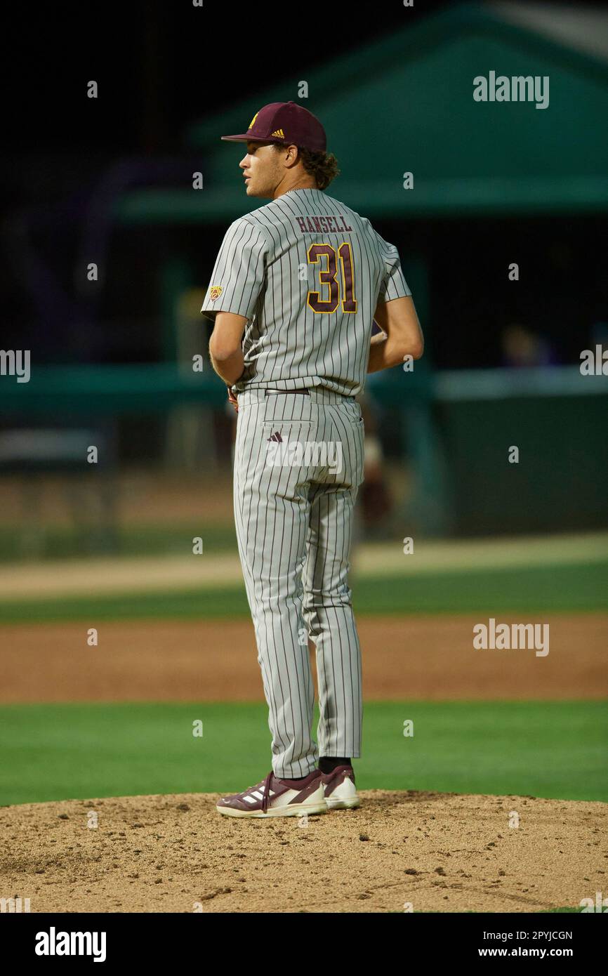 Arizona State Sun Devils pitcher Josh Hansell (31) during a game ...
