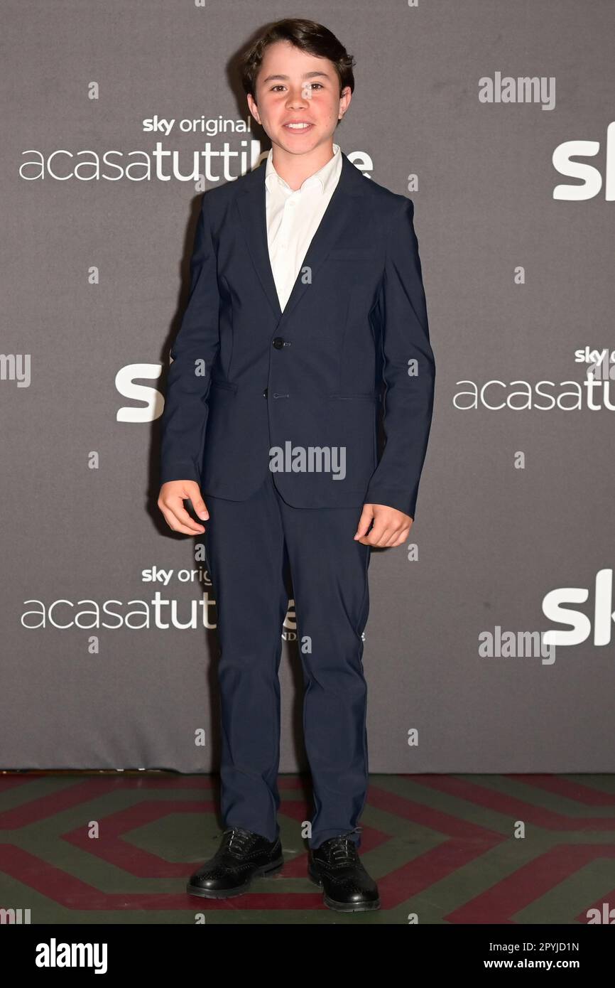 Rome, Italy. 03rd May, 2023. Federico Ielapi attends the photocall of ...