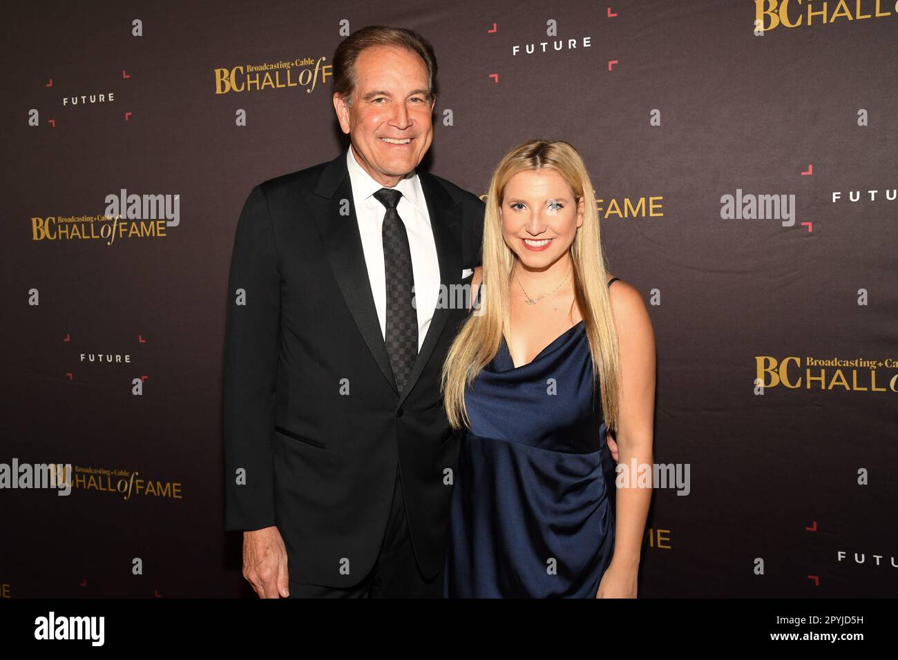 New York, USA. 03rd May, 2023. Jim Nantz and Caroline Nantz attending ...
