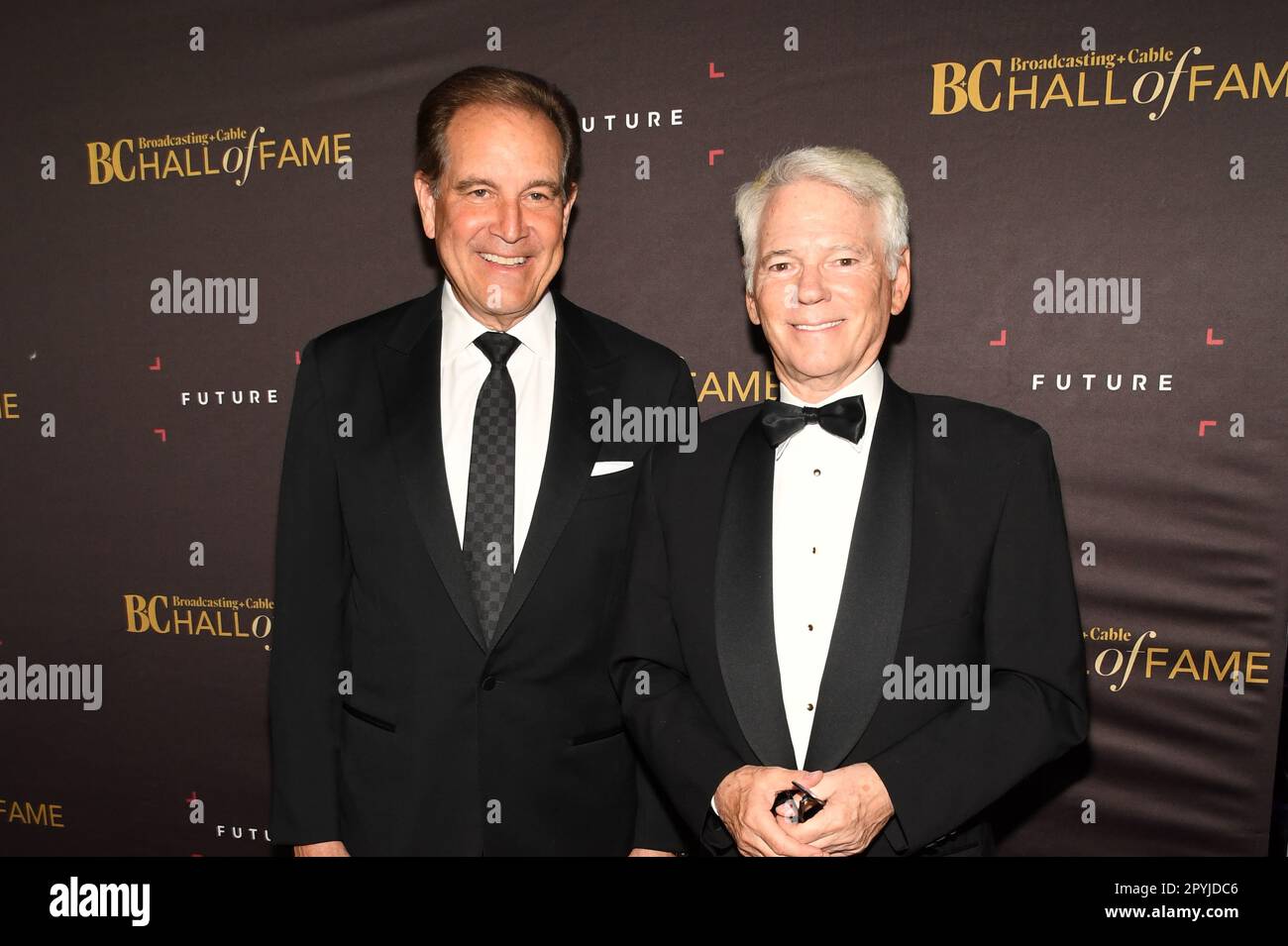 New York, USA. 03rd May, 2023. Jim Nantz and CBS Sports Chairperson ...