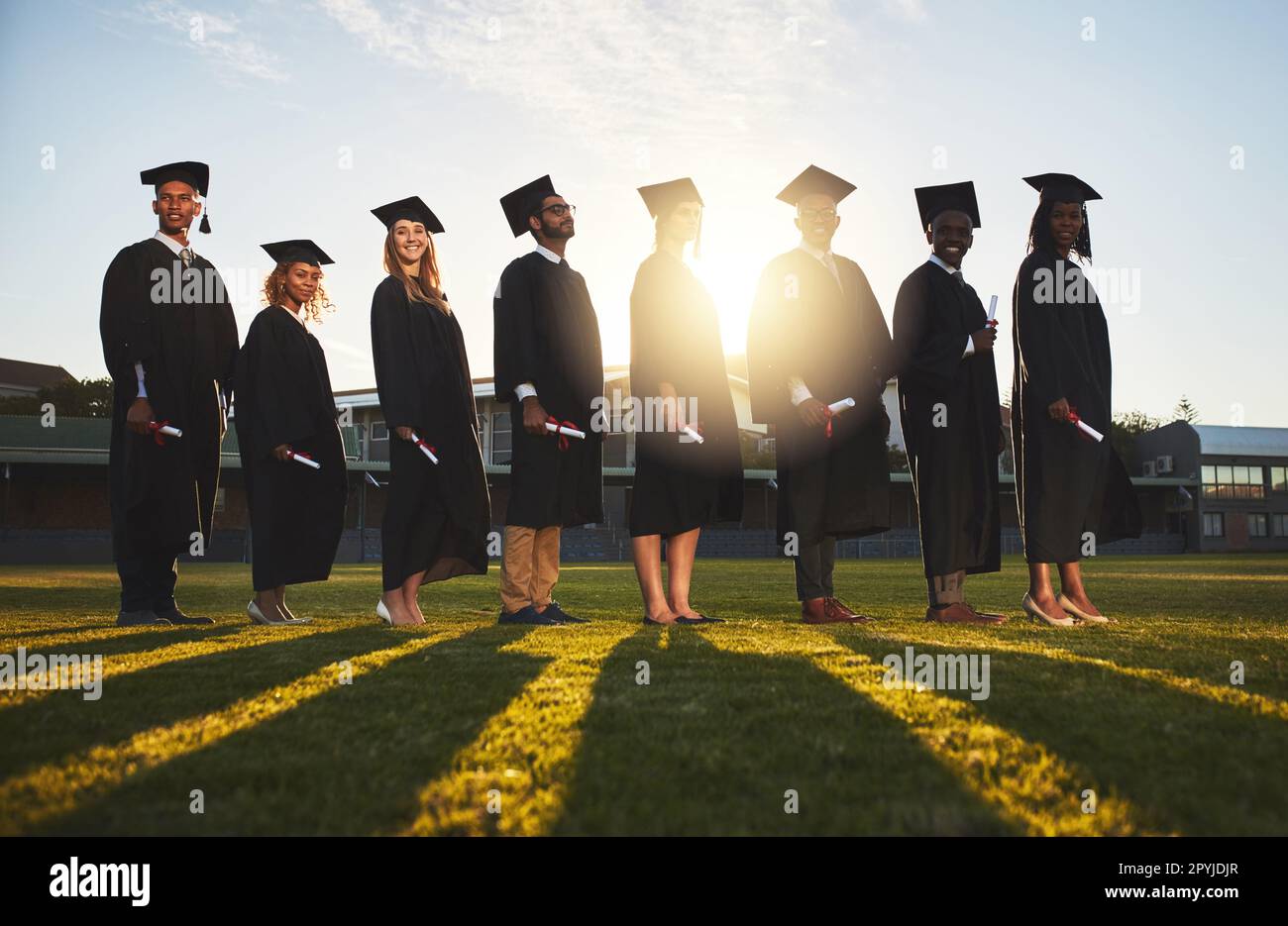 Its nothing but success from here. a group of university students ...