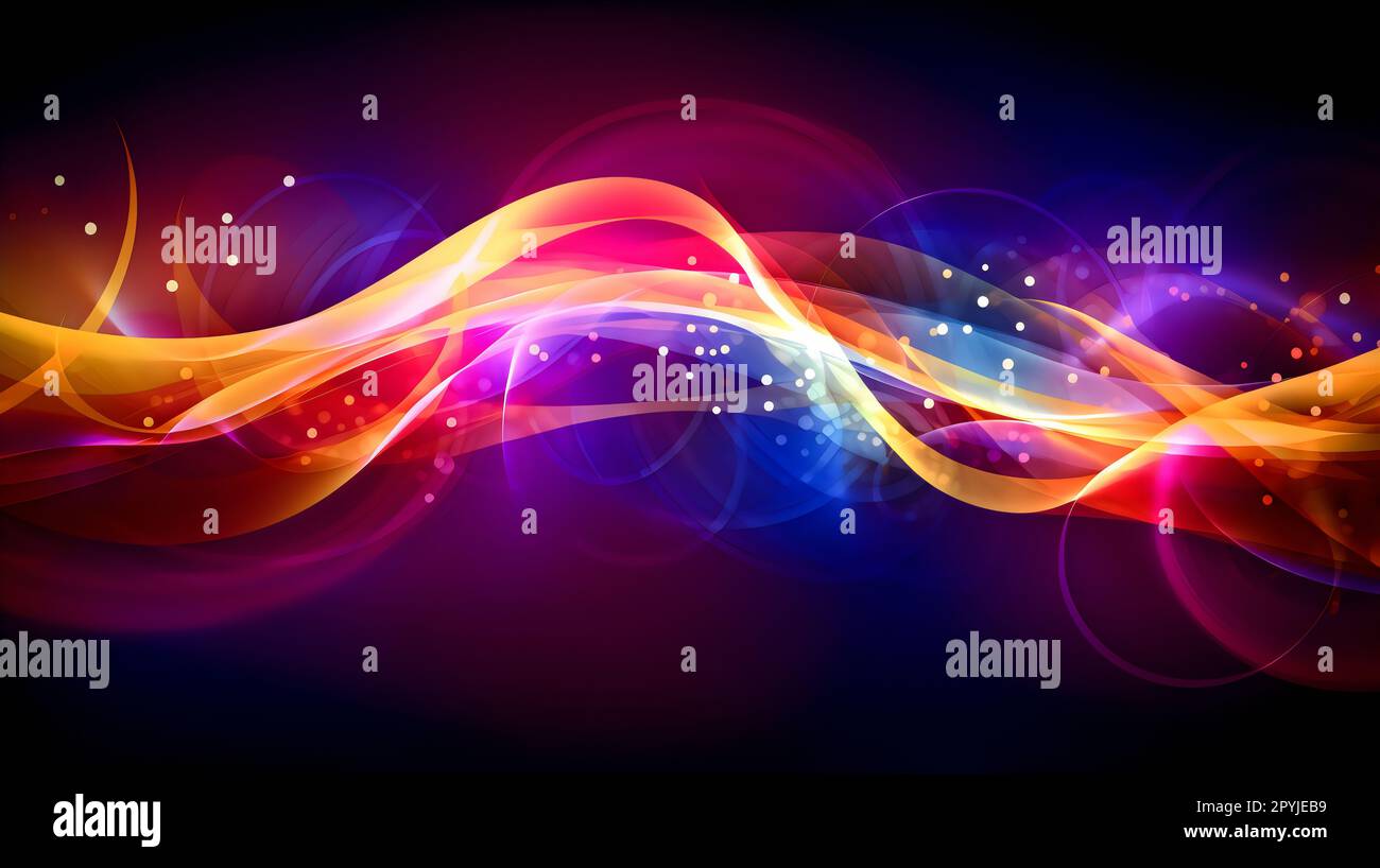 Abstract line and light multi color background - 3D-Rendering Stock ...