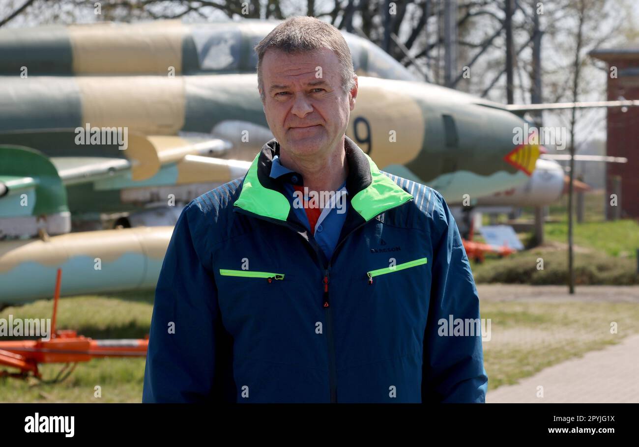 Rechlin, Germany. 21st Apr, 2023. Torsten Heinrichs, 1st chairman of ...
