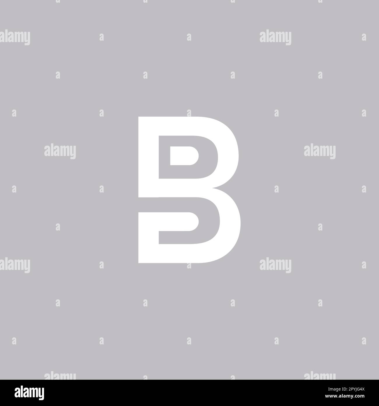 Initial letter B logo design Template. Letter B logo icon design elements Stock Vector Image ...