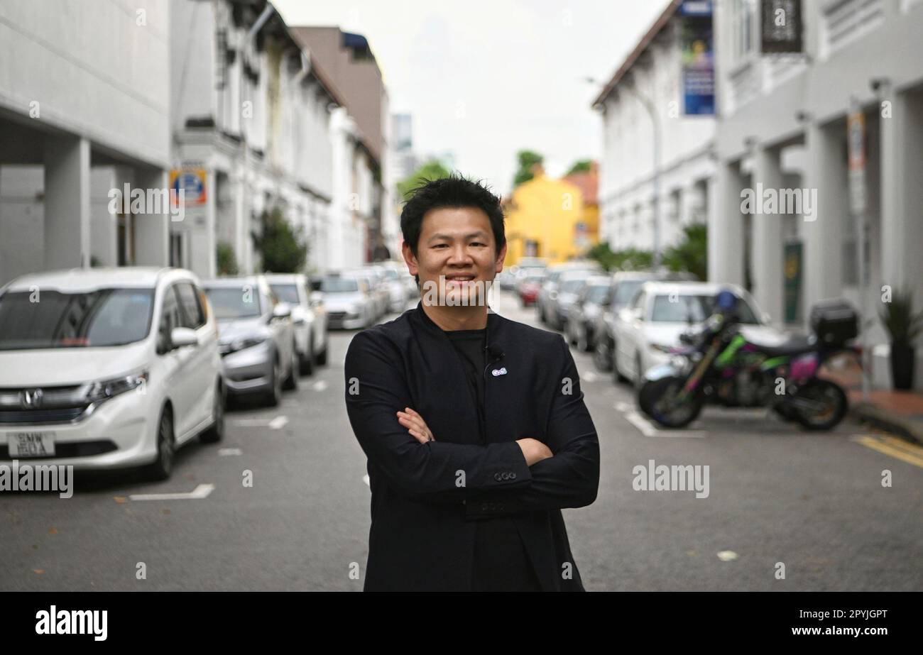 Charles Wong, CEO of GXS Bank, a digital bank owned by Grab and Singtel ...