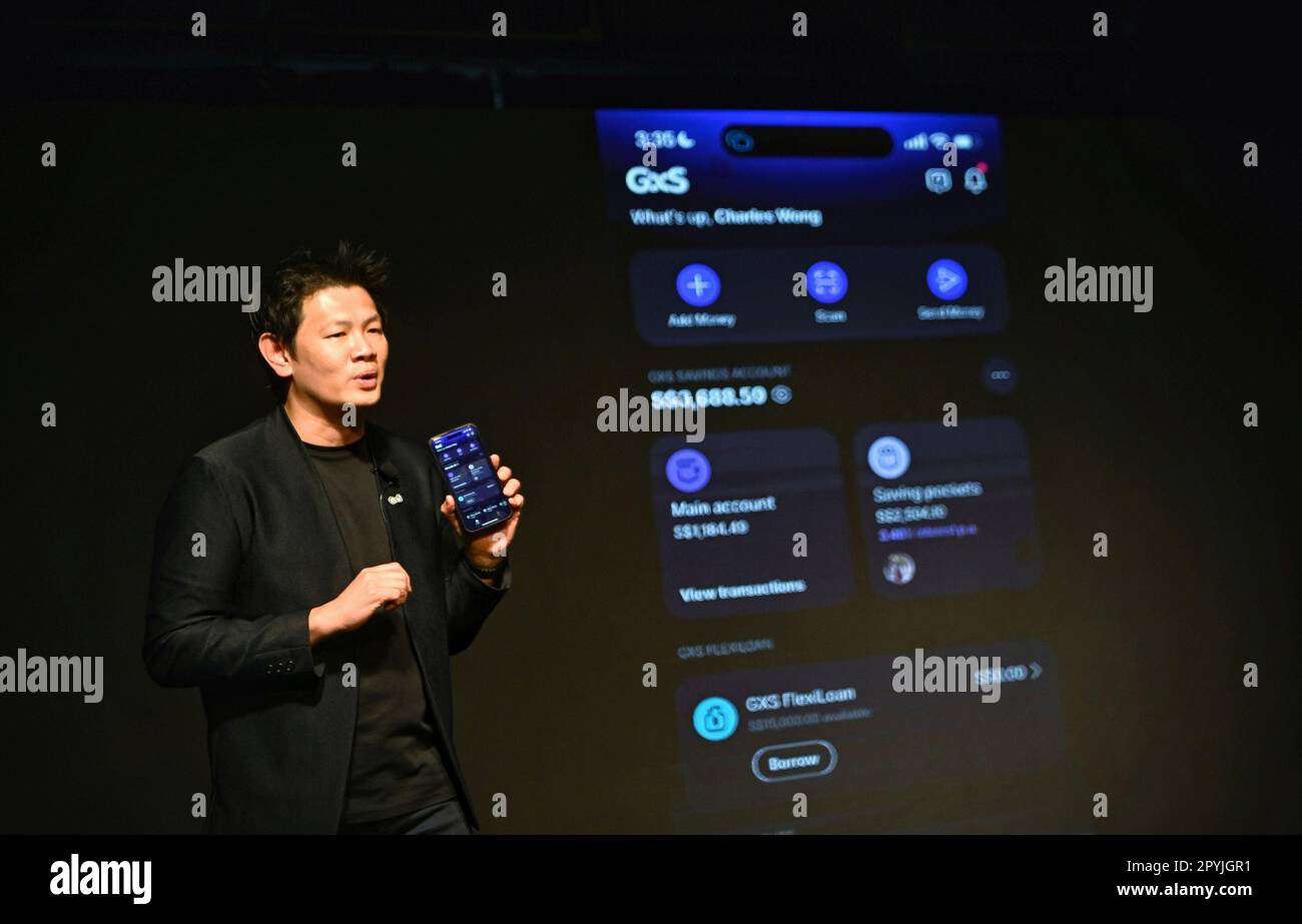 Charles Wong, CEO of GXS Bank, a digital bank owned by Grab and Singtel ...