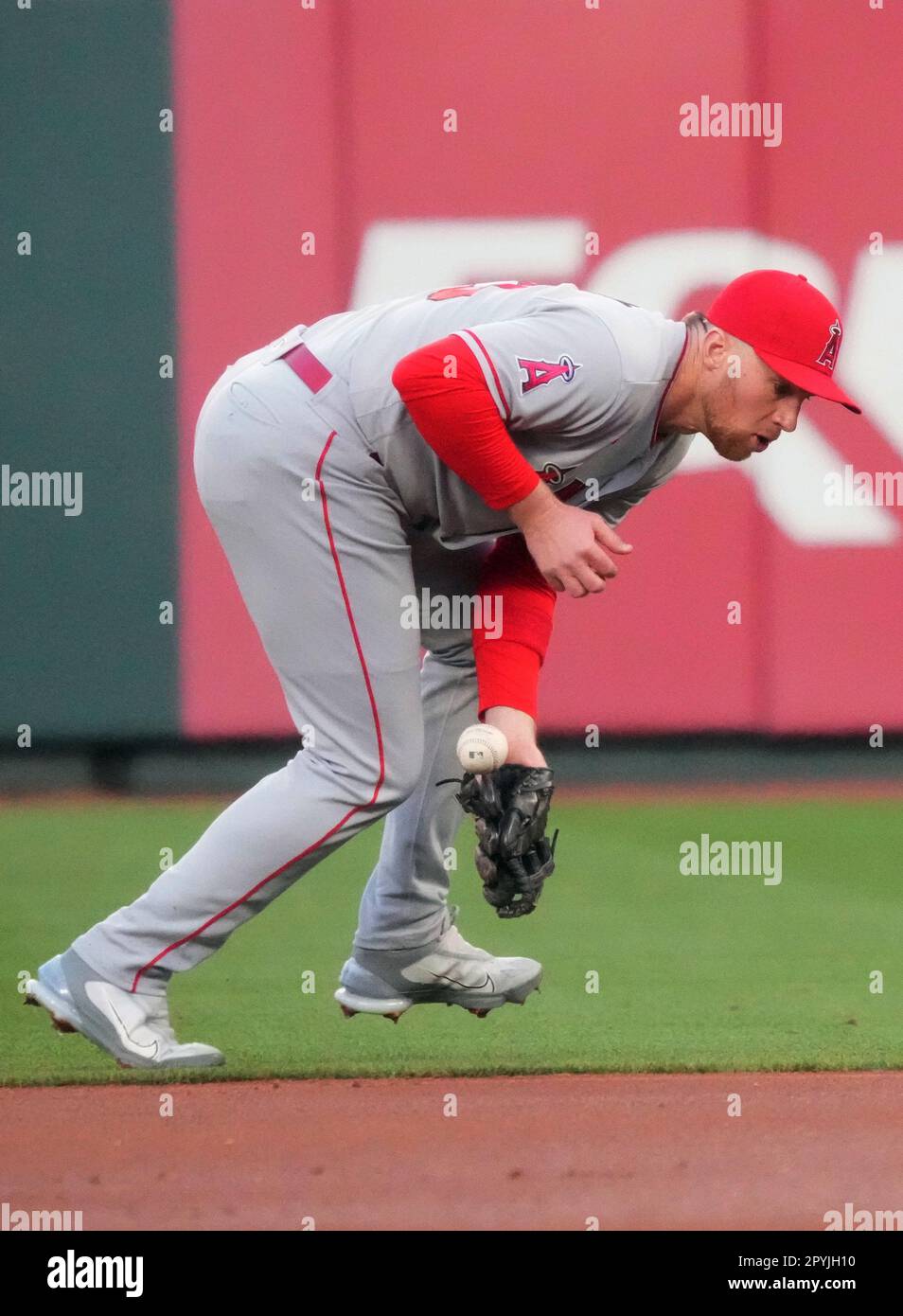 St. Louis, United States. 03rd May, 2023. Los Angeles Angels second ...