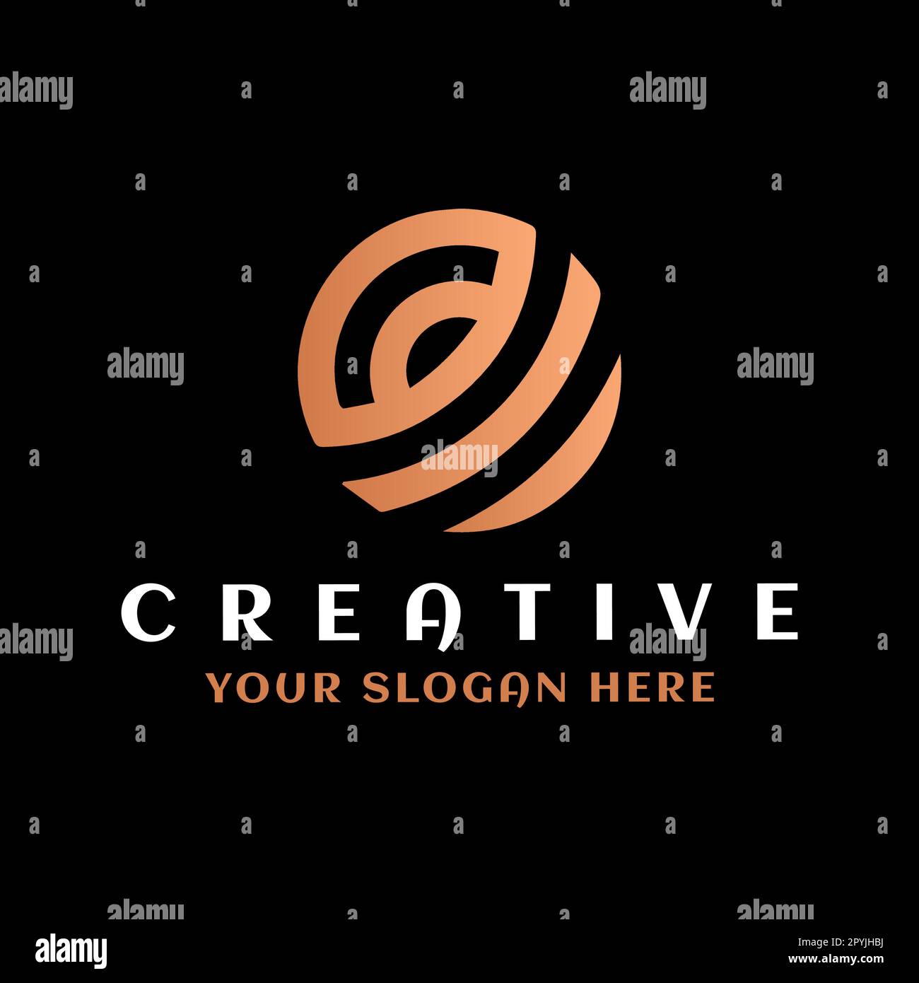 Letter O logo design Template. Initial O letter logo geometric shape. o ...