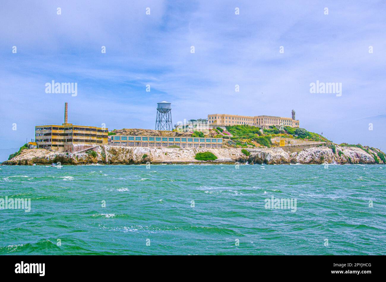 The Alcatraz Island in San Francisco Bay, California Stock Photo - Alamy