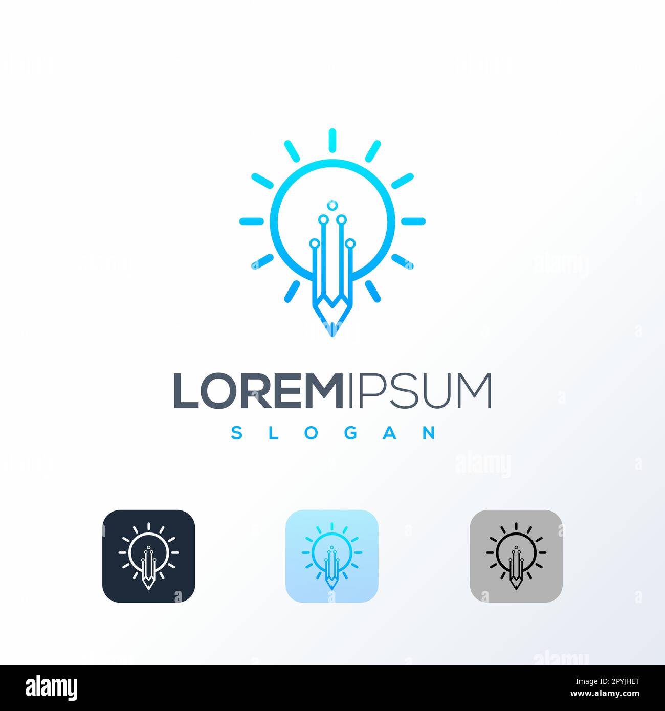 Minimal education logo design template, the concept for academy ...