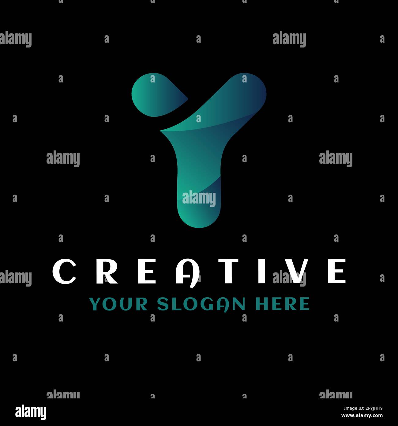 Letter Y logo design Template. Initial Y letter logo. Usable for ...