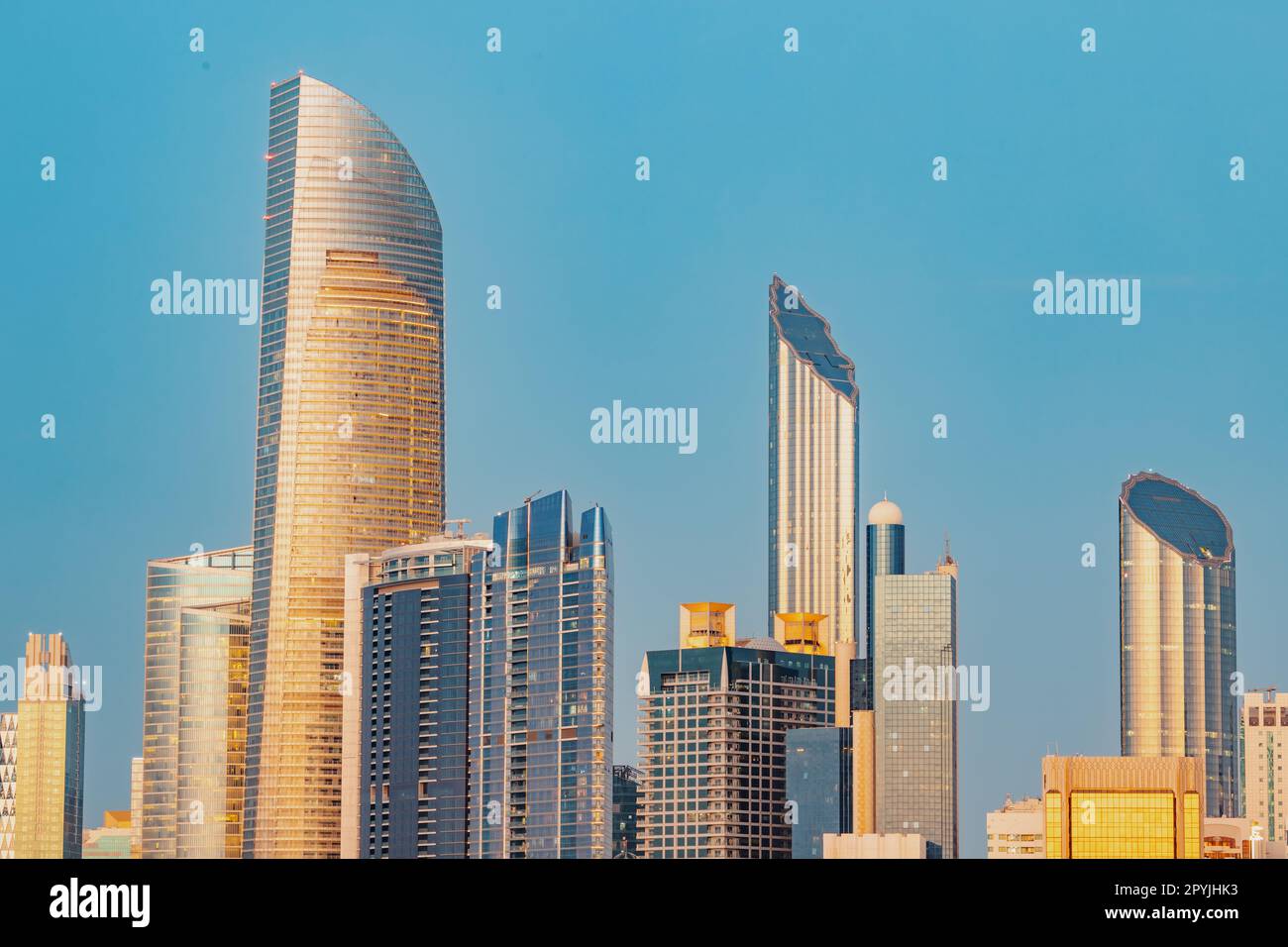 Marvel at the breathtaking beauty of Abu Dhabi's towering buildings at ...