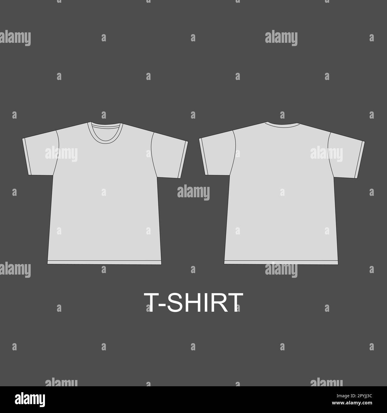 T-shirt Template. Regular fit Short sleeve T-shirt technical Sketch ... T-shirt Template. Regular fit Short sleeve T-shirt technical Sketch ...