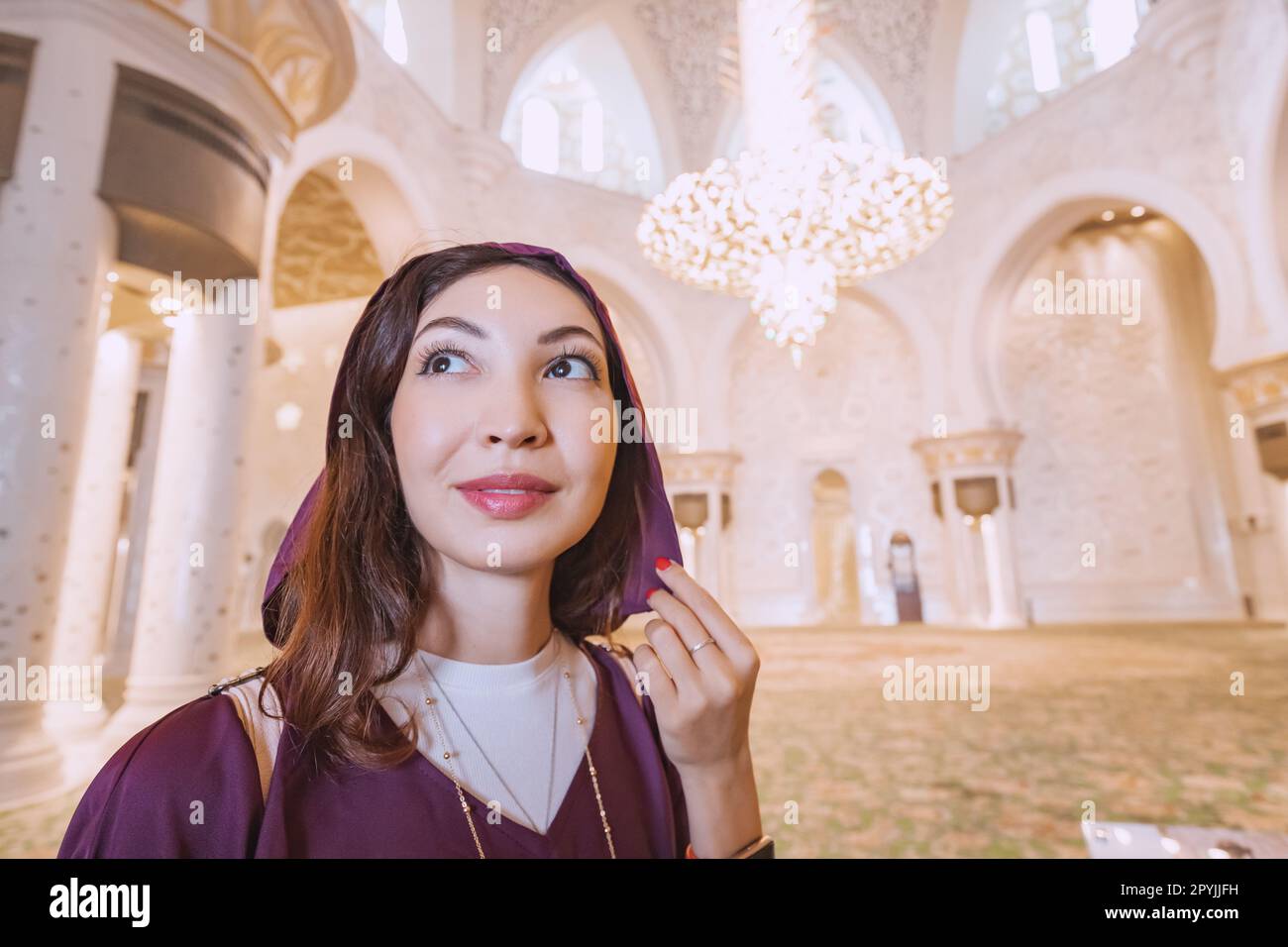 15 January 2023, Abu Dhabi, UAE: Against the backdrop of the awe ...