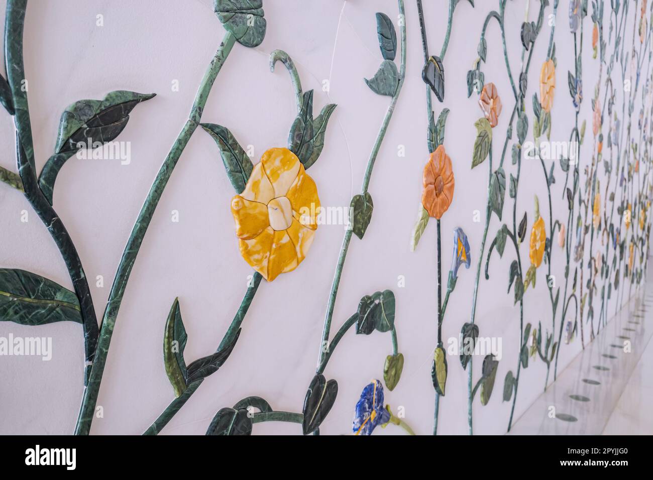 15 January 2023, Abu Dhabi, UAE: mesmerizing beauty of Sheikh Zayed ...