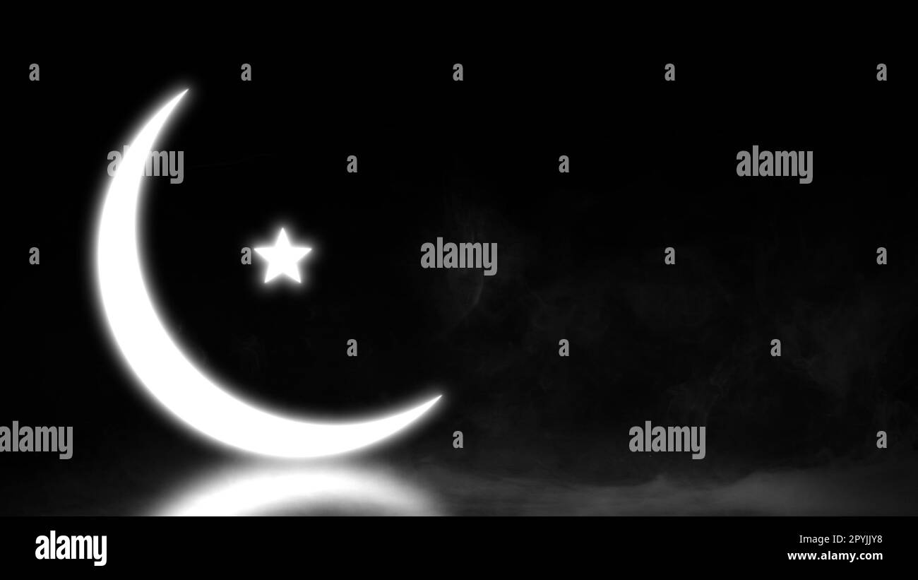 Zooming in on the Celestial Star and Crescent of Ramzan's Glowing Light ...