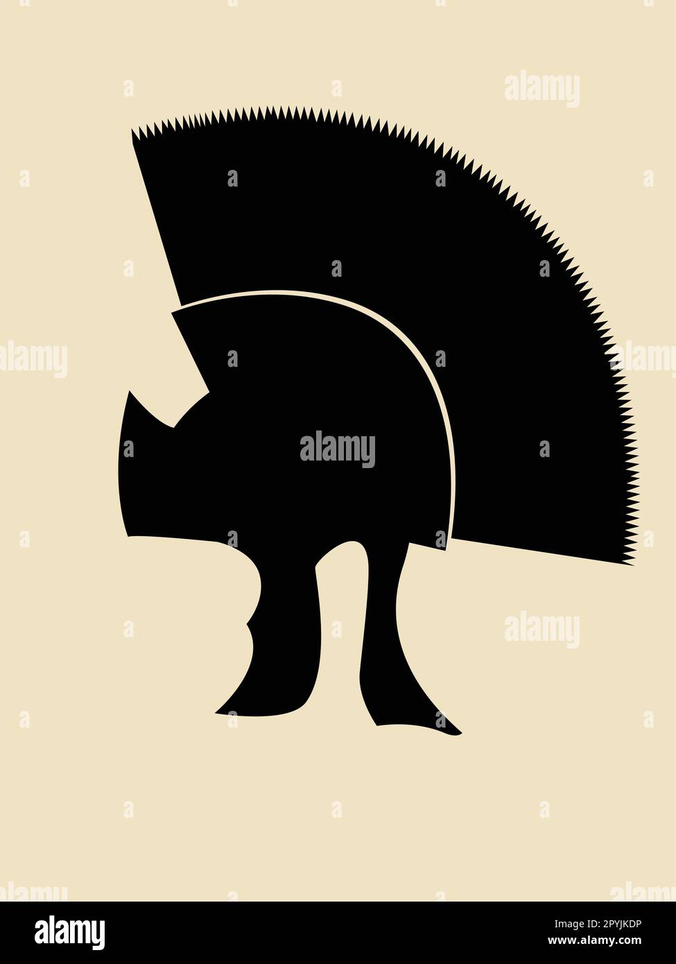 Symbolic illustration of roman general helmet Stock Vector Image & Art ...