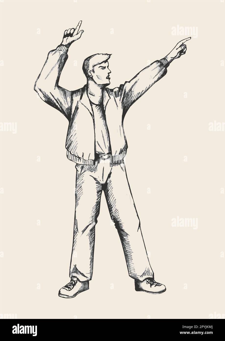 People Pointing Up