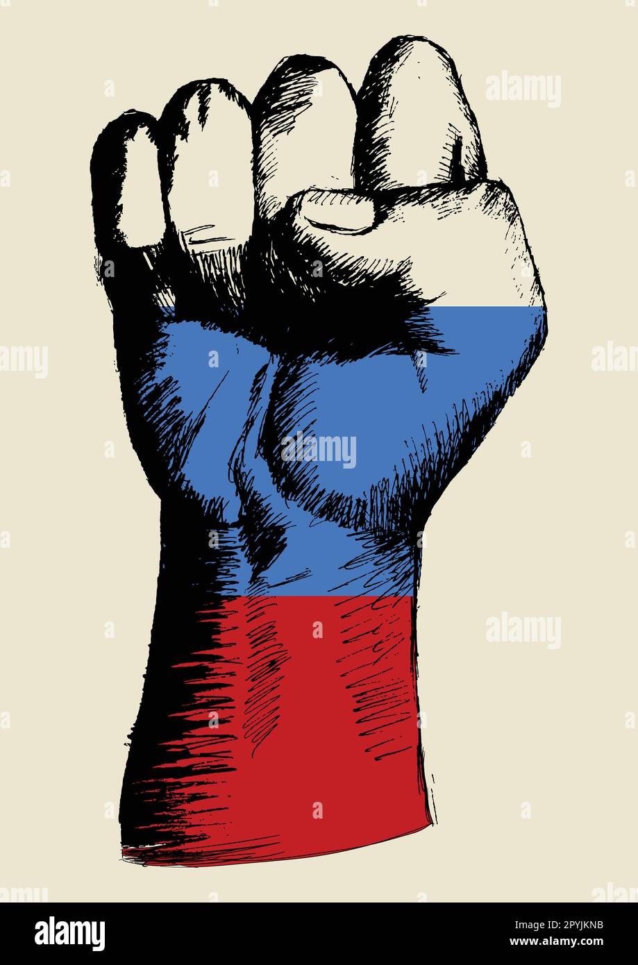 Russian propaganda poster flag Stock Vector Images - Alamy