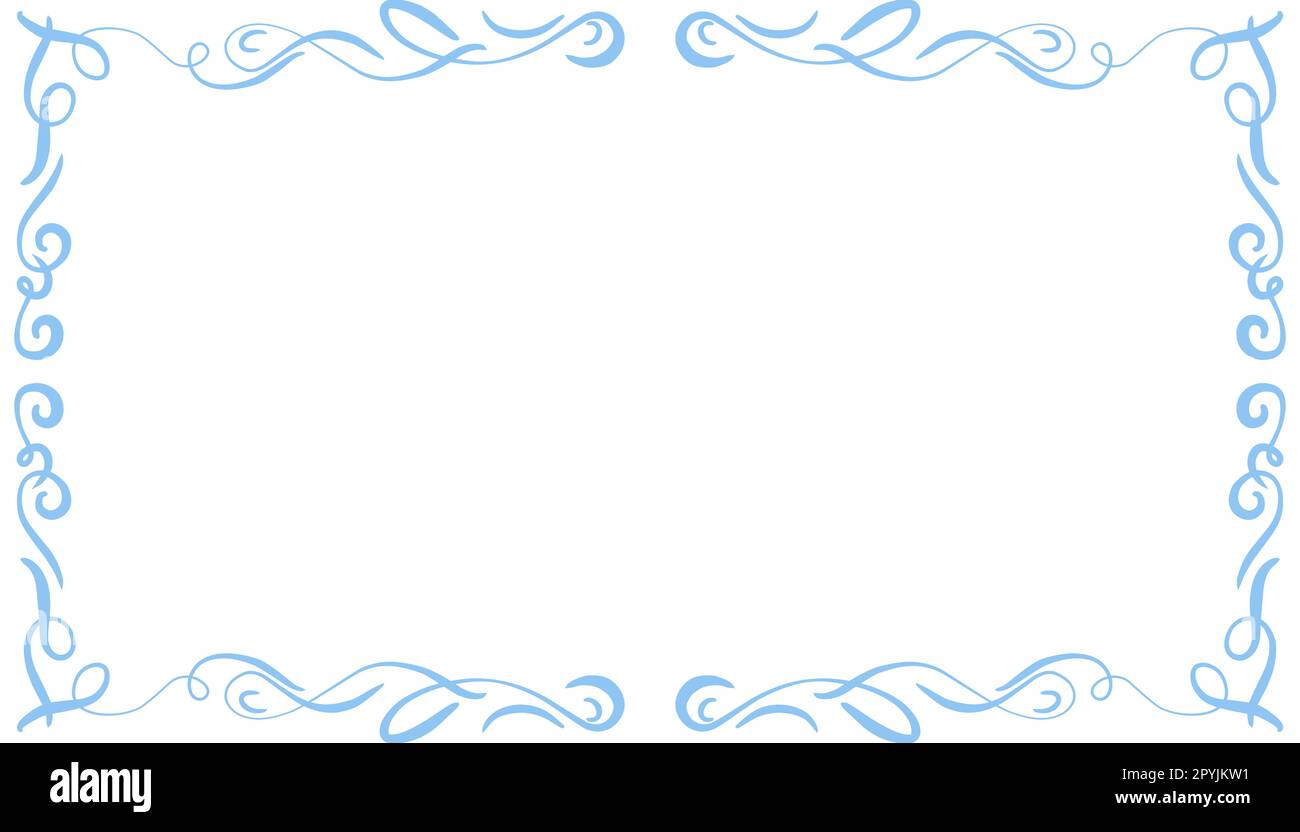 Blue abstract frame background illustration. Perfect for designing ...
