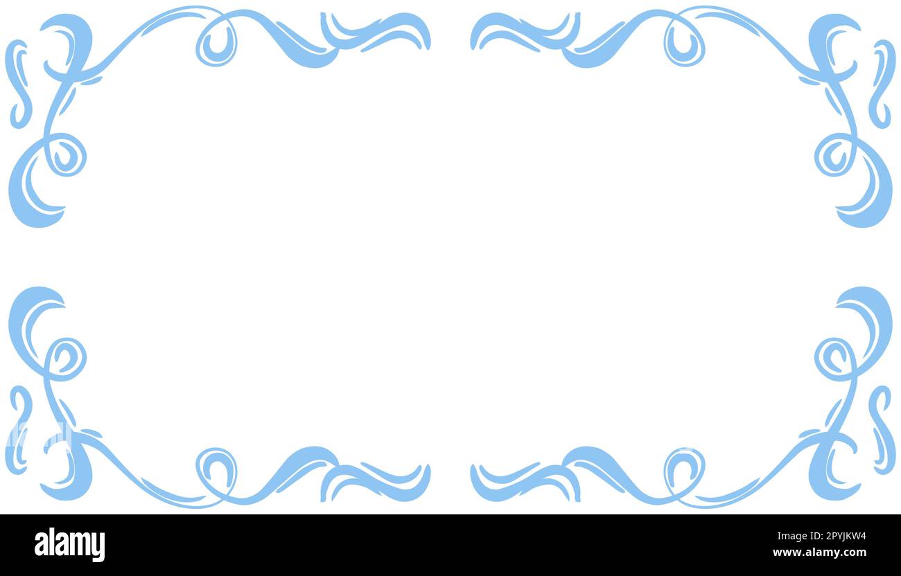 Blue abstract frame background illustration. Perfect for designing ...