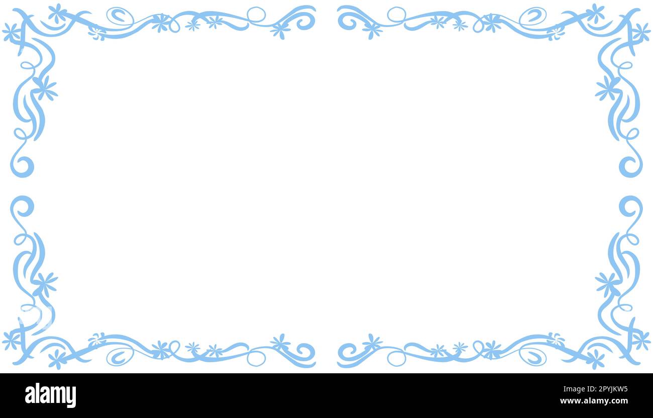 Blue abstract frame background illustration. Perfect for designing ...