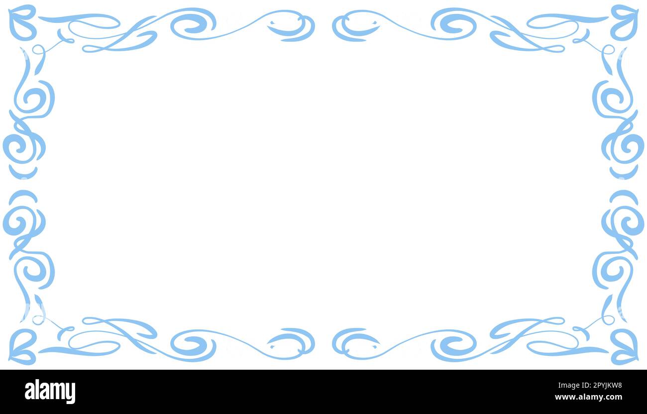 Blue abstract frame background illustration. Perfect for designing ...