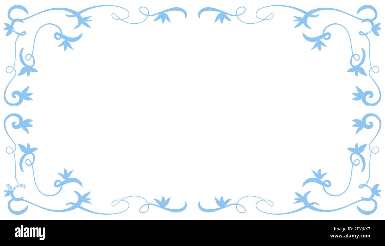 Blue abstract frame background illustration. Perfect for designing ...