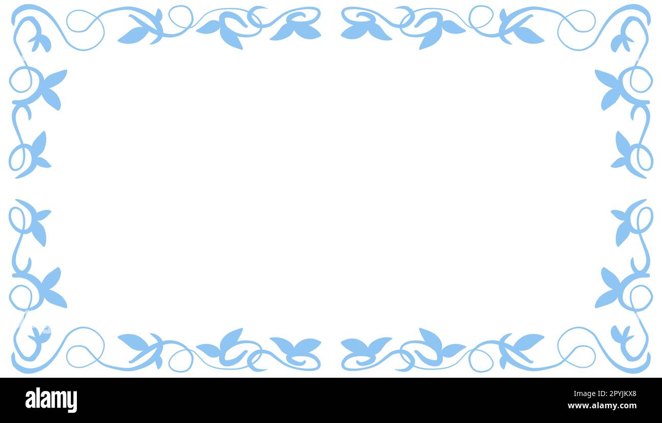 Blue abstract frame background illustration. Perfect for designing ...