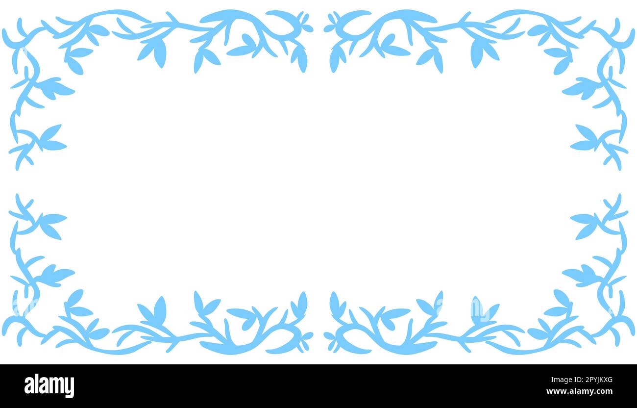 Blue abstract frame background illustration. Perfect for designing ...