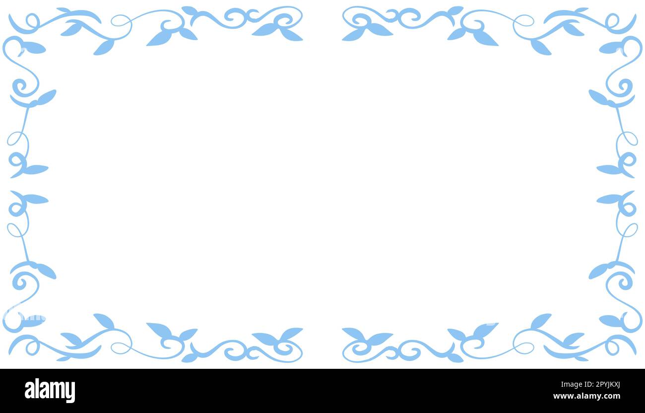 Blue abstract frame background illustration. Perfect for designing ...