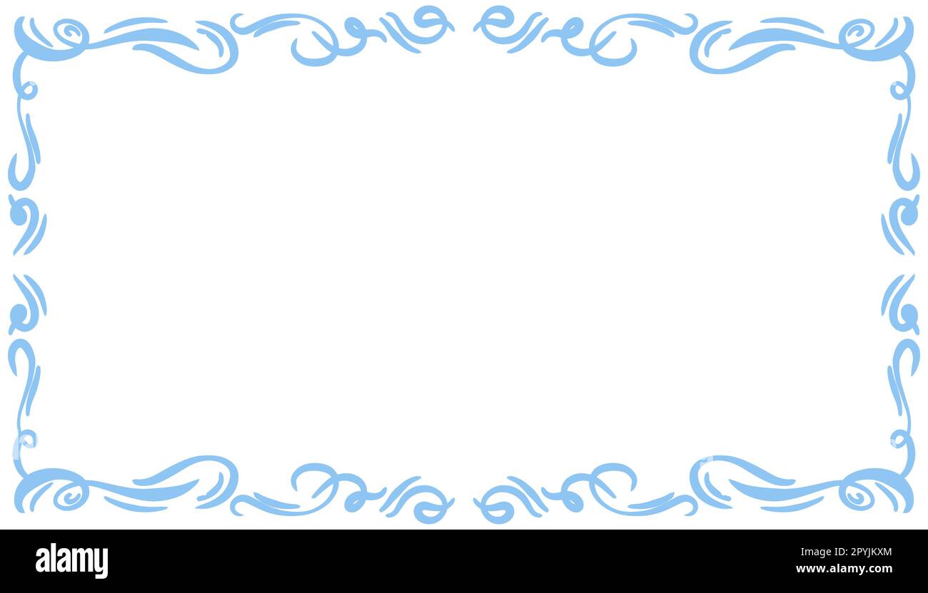 Blue abstract frame background illustration. Perfect for designing ...