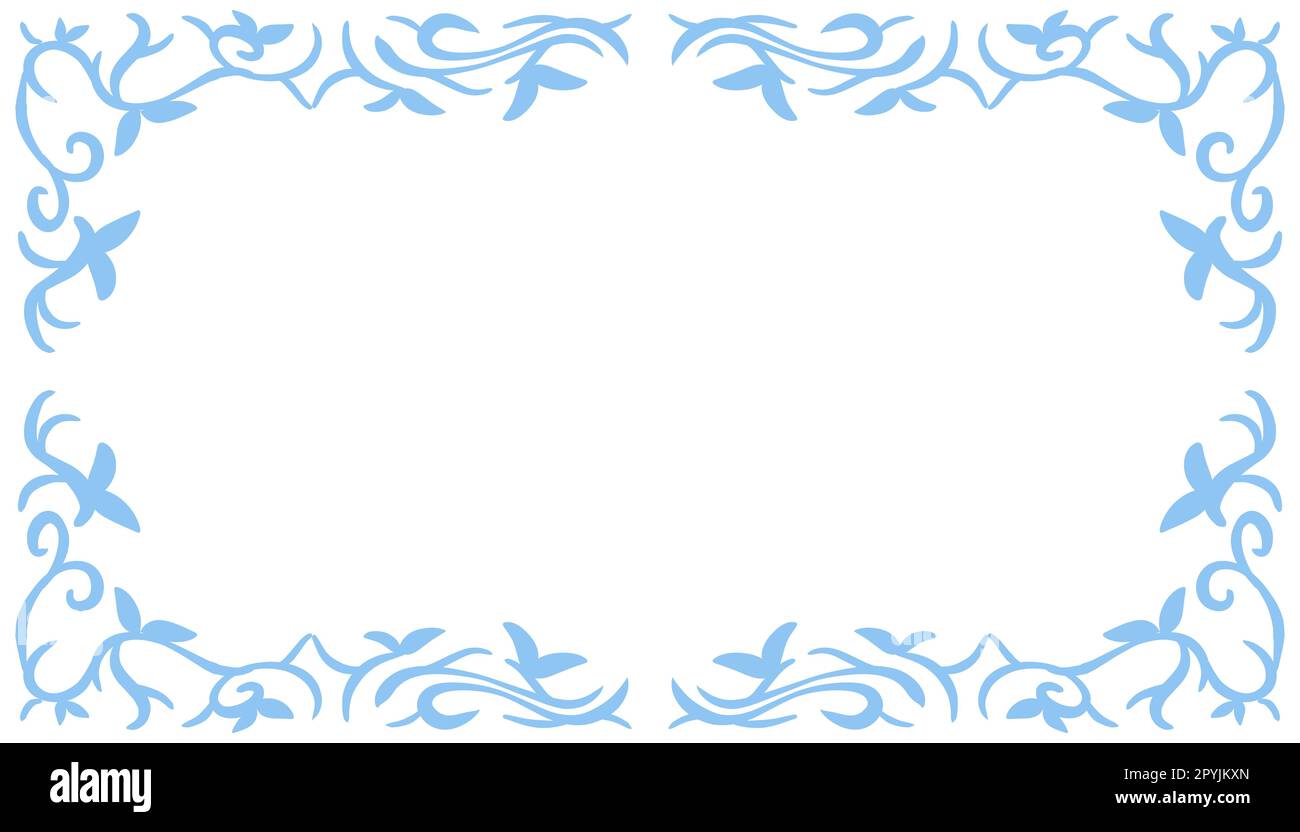 Blue abstract frame background illustration. Perfect for designing ...
