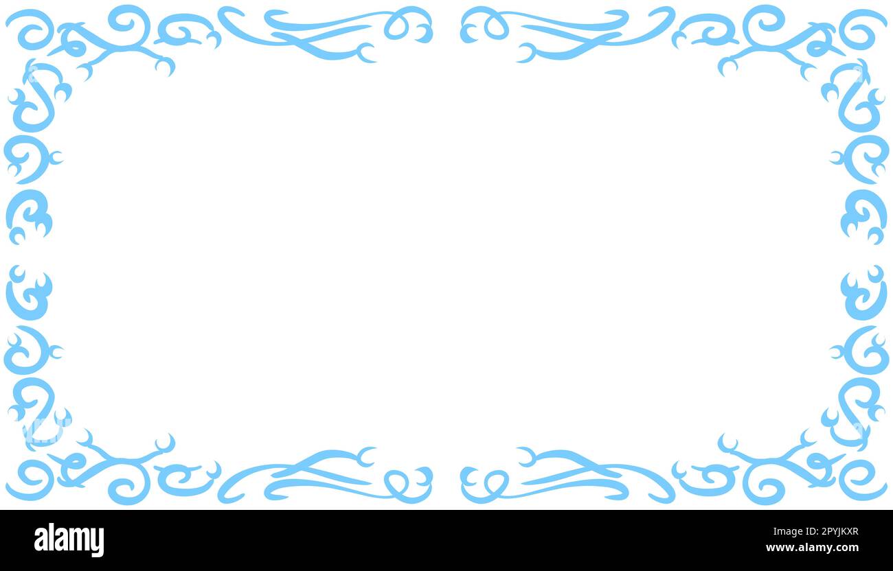 Blue abstract frame background illustration. Perfect for designing ...