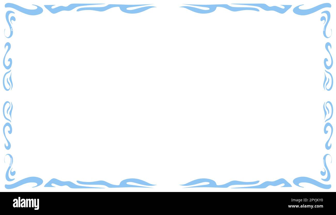 Blue abstract frame background illustration. Perfect for designing ...
