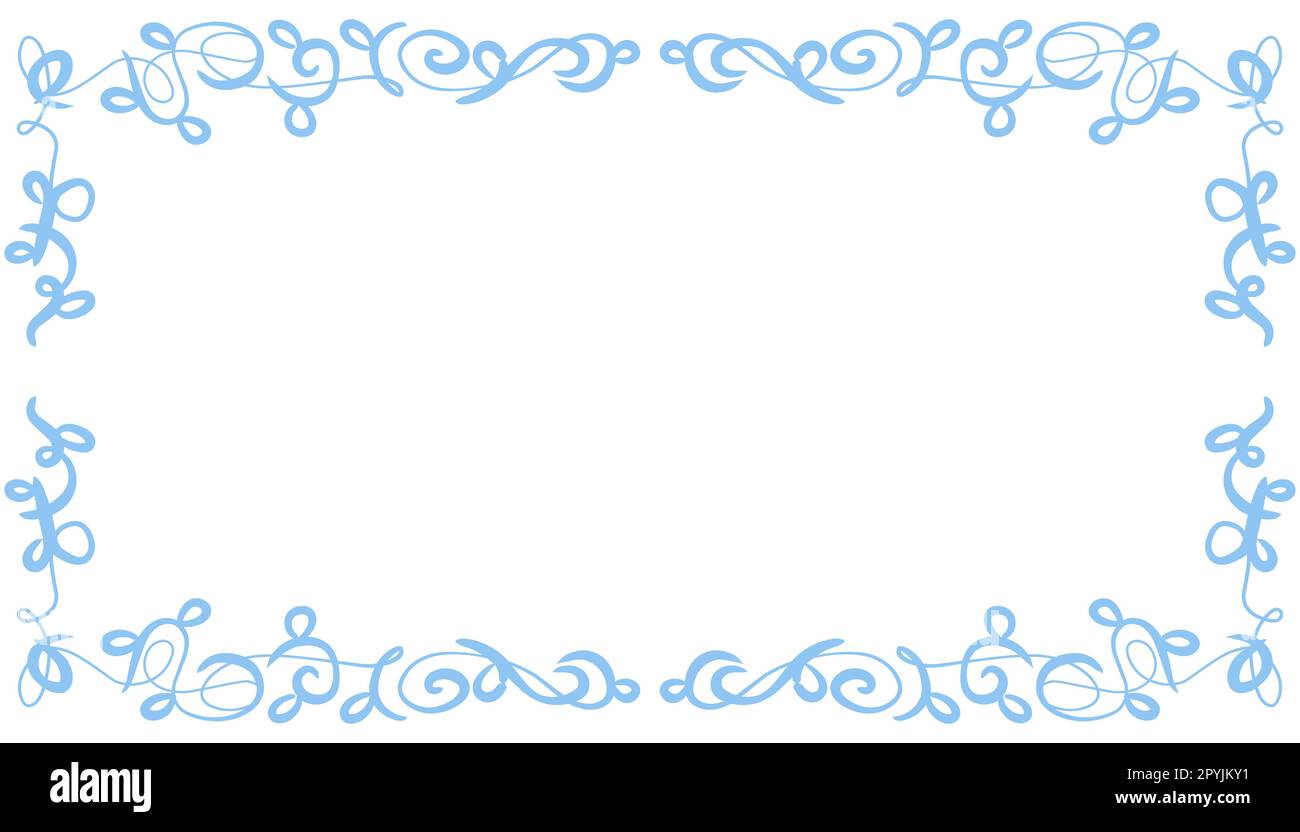 Blue abstract frame background illustration. Perfect for designing ...