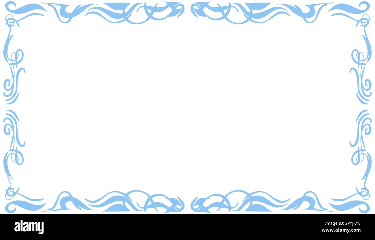 Blue abstract frame background illustration. Perfect for designing ...
