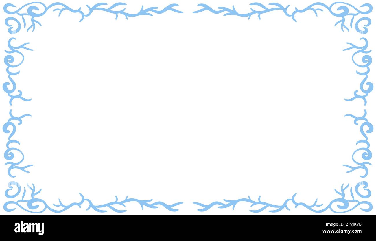 Blue abstract frame background illustration. Perfect for designing ...