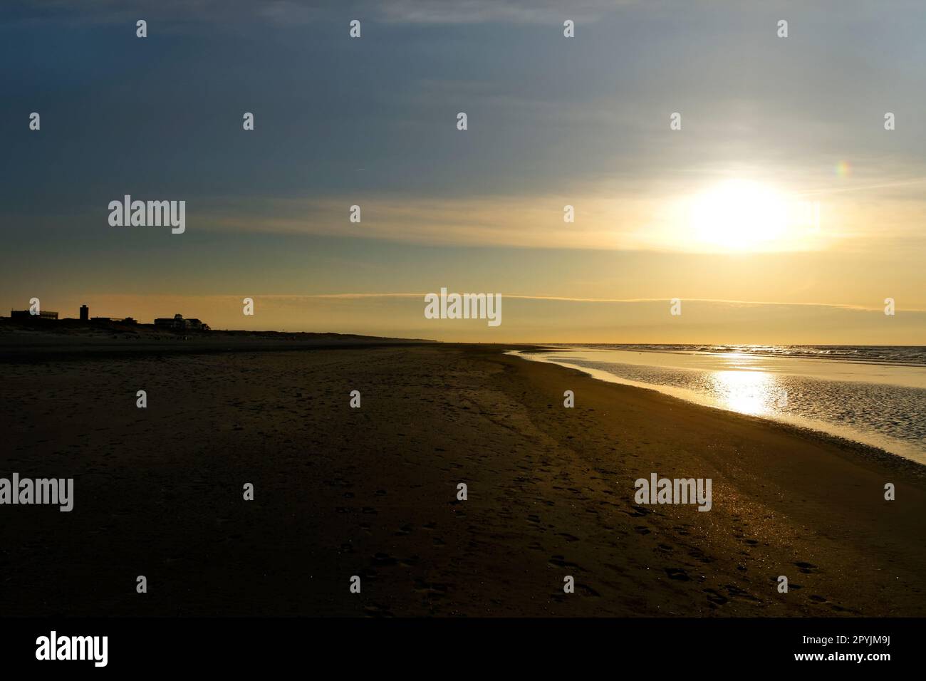 Coastal Sunset, Juist Germany Stock Photo - Alamy