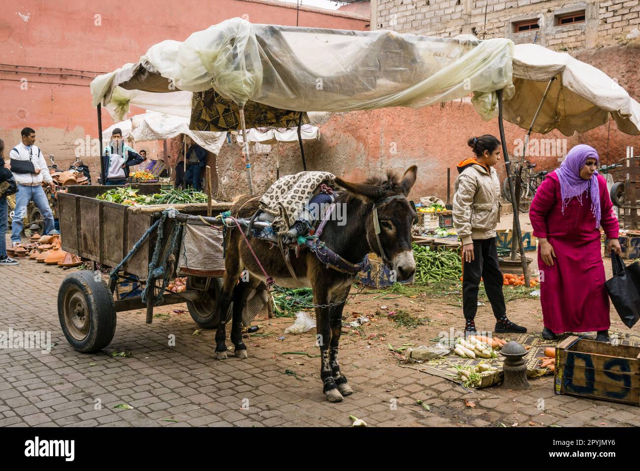 zoco de Marrakech, Marruecos, norte de Africa, continente africano ...