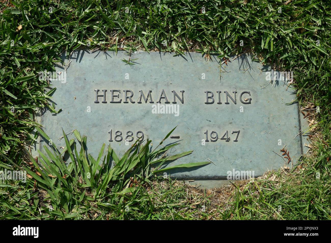 Los Angeles, California, USA 1st May 2023 Actor Herman Bing Grave in ...